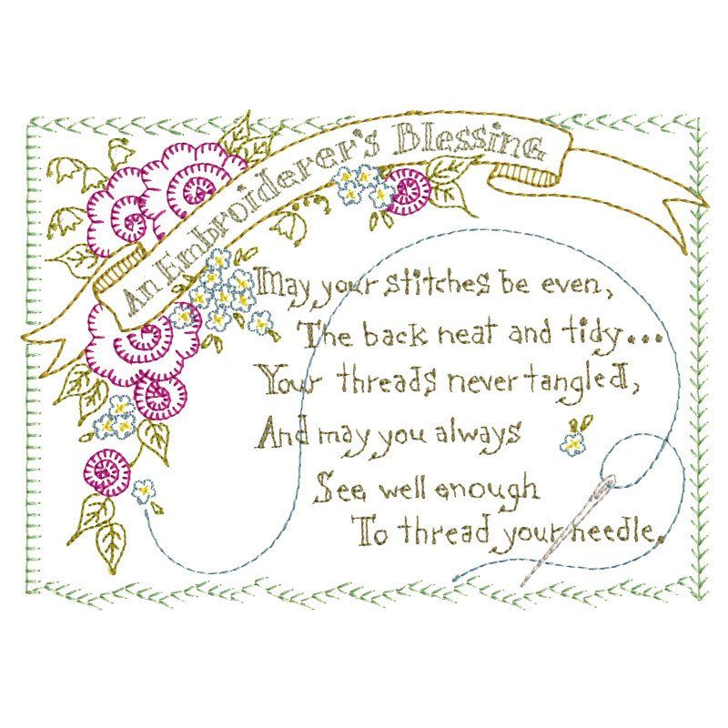 An Embroiderer's Blessing