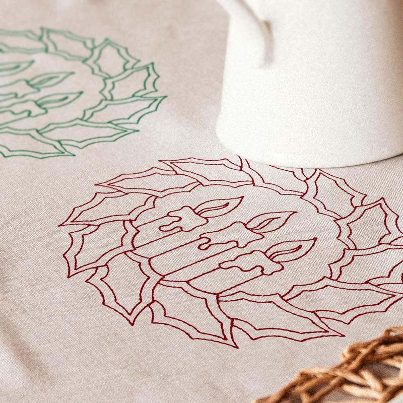 Holly Jolly Christmas Quilting by Leah Day