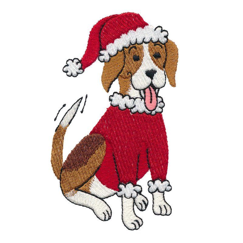 Santa Dog