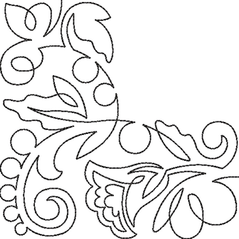 Floral Quilting Corner Triple Run