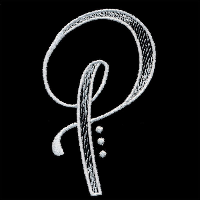 Handcrafted Upper Case P