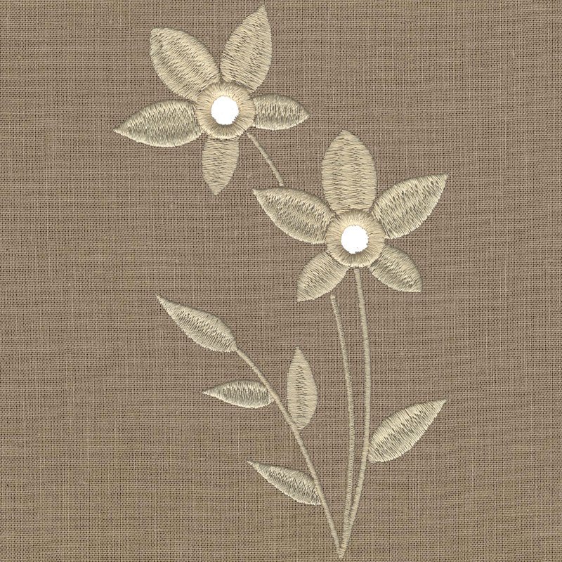 Dainty Cutwork Flowers