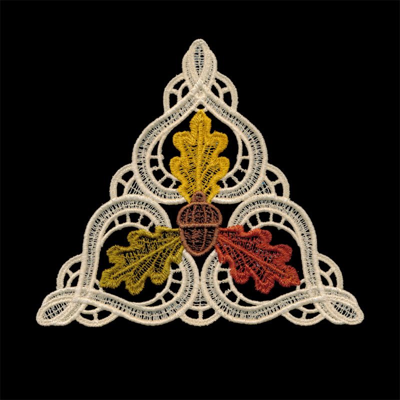 Autumn Doily Triangle