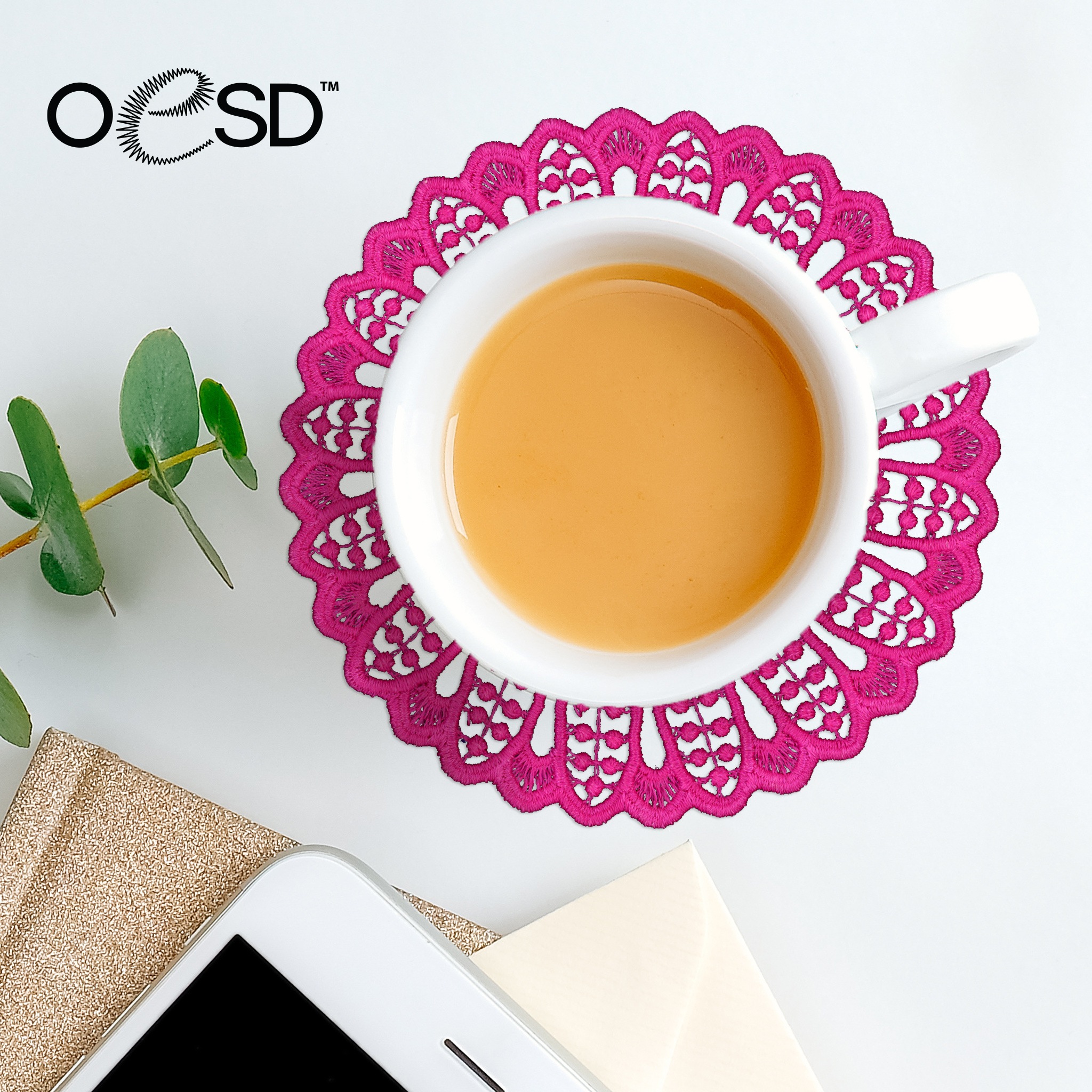 Freestanding Lace Coasters