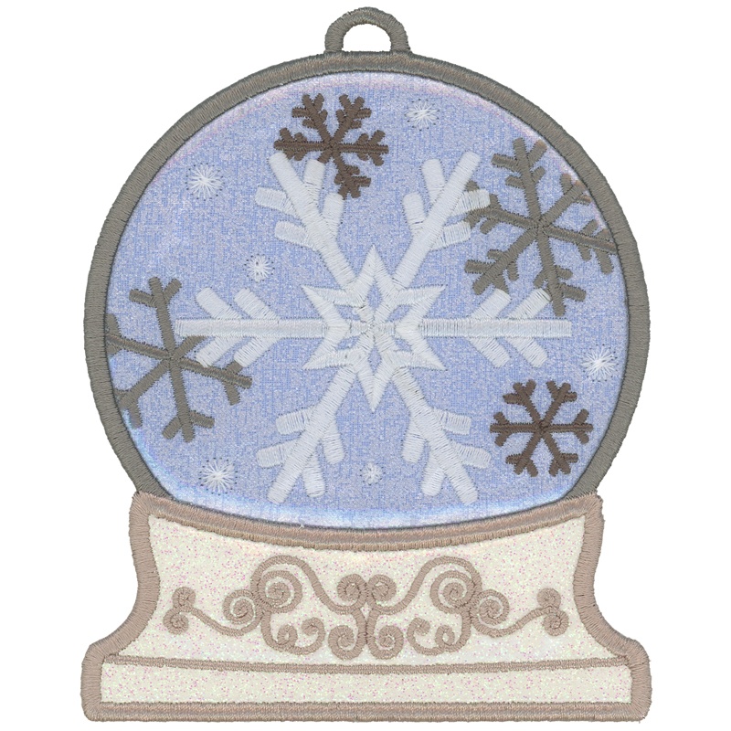 Snowflakes Snow Globe FSA