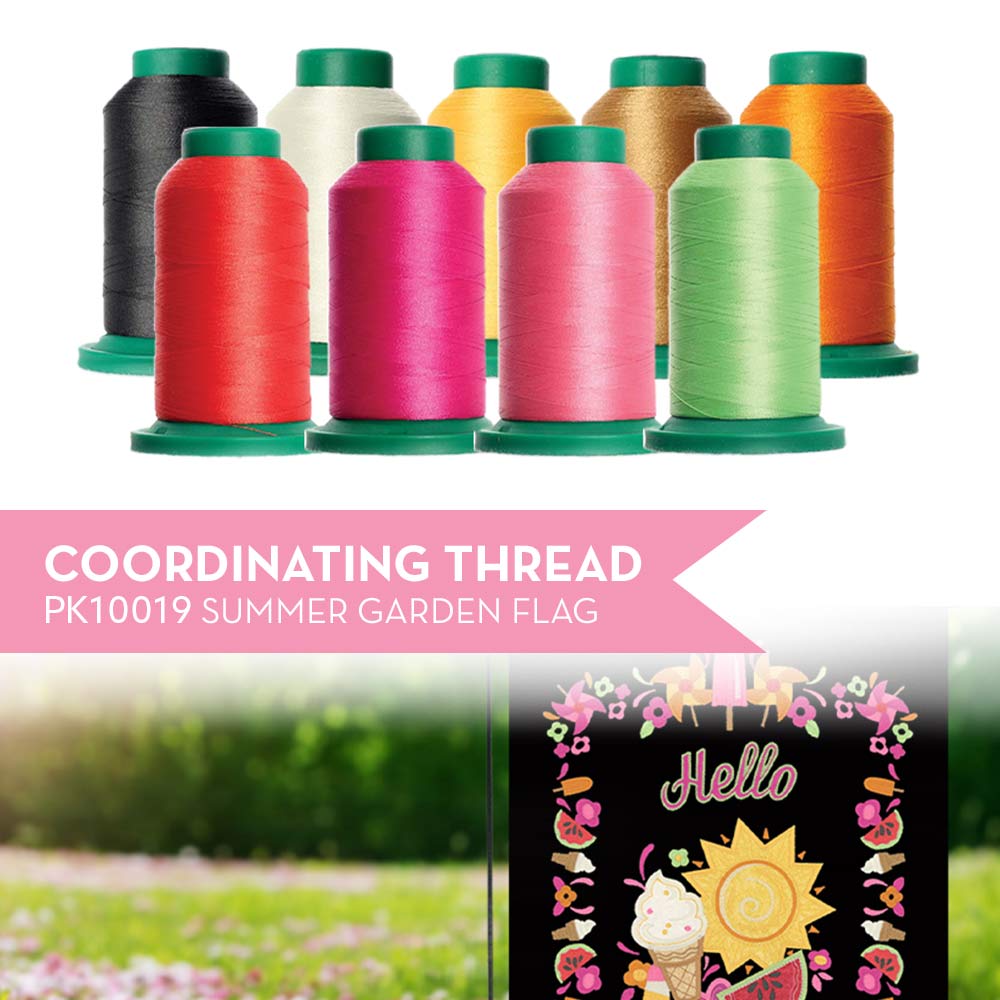 Summer Garden Flag PK10019 Coordinating Thread