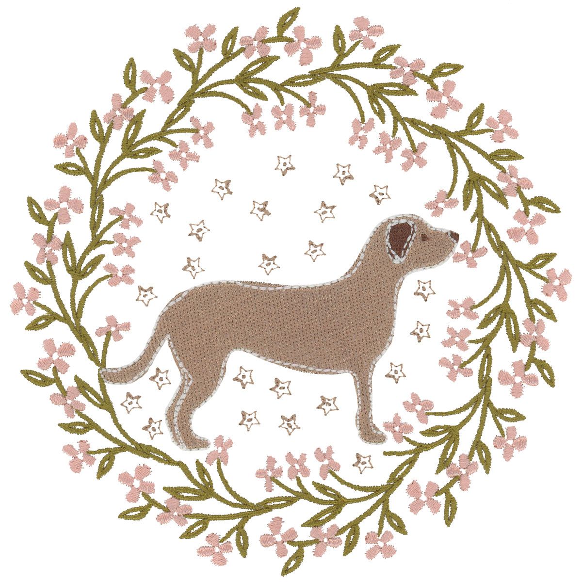 Floral Dog 11