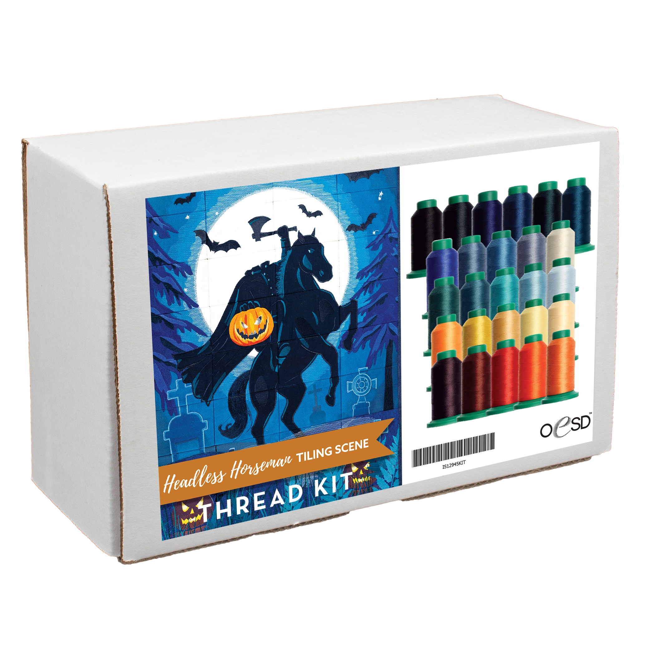 Headless Horseman Tiling Scene Thread Kit