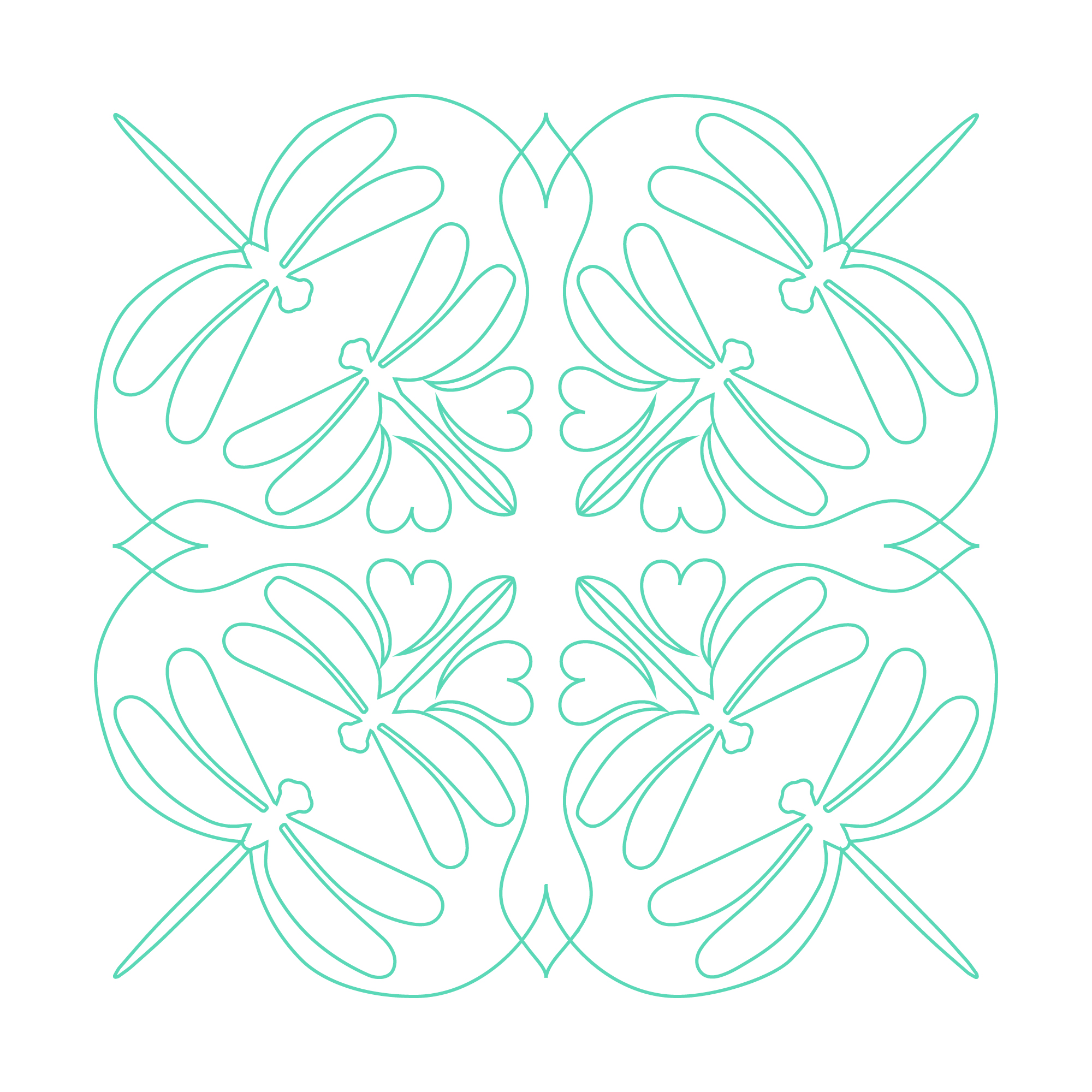 Dragonflies Block | LA80230-01