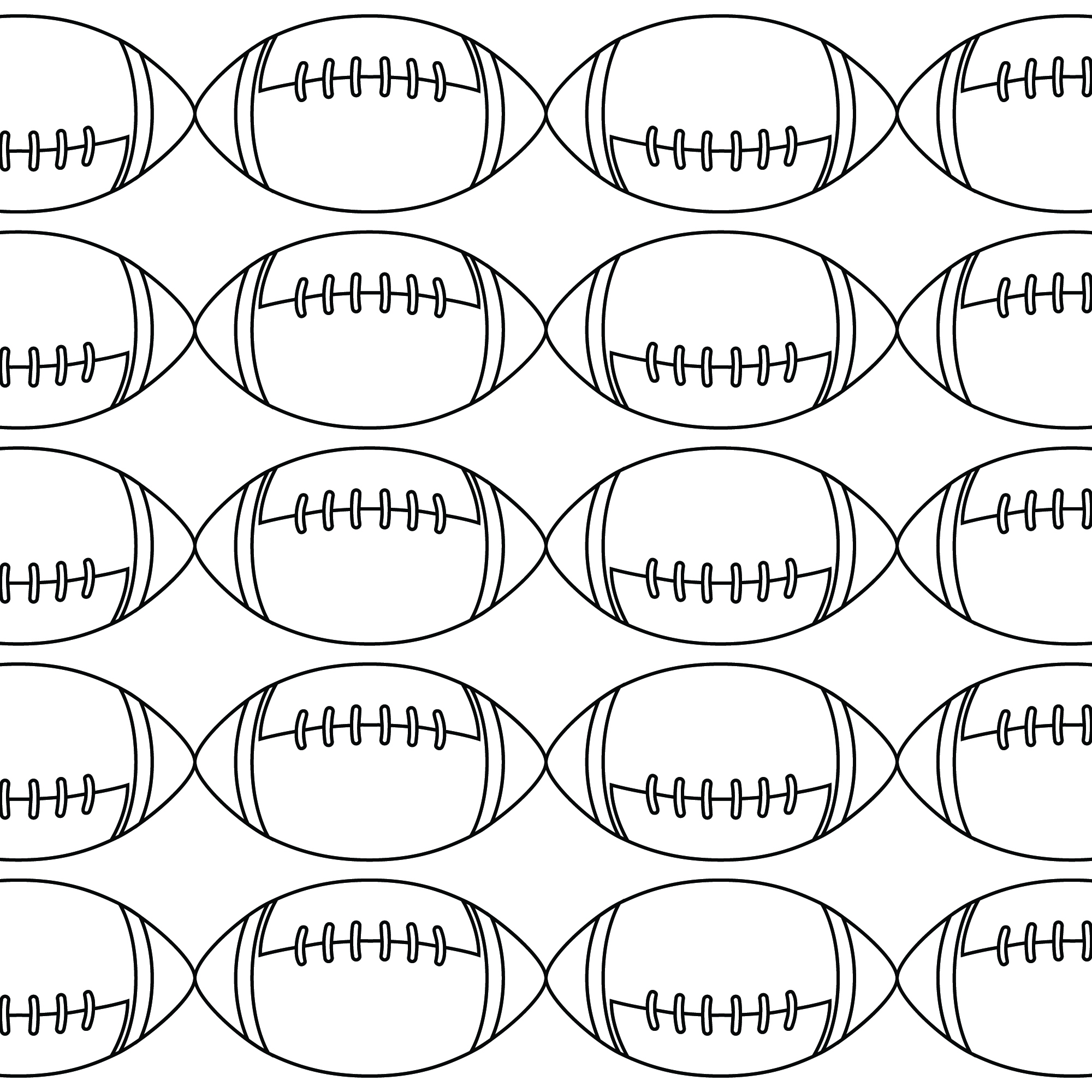Football Straight Border 1 | LA80241-05