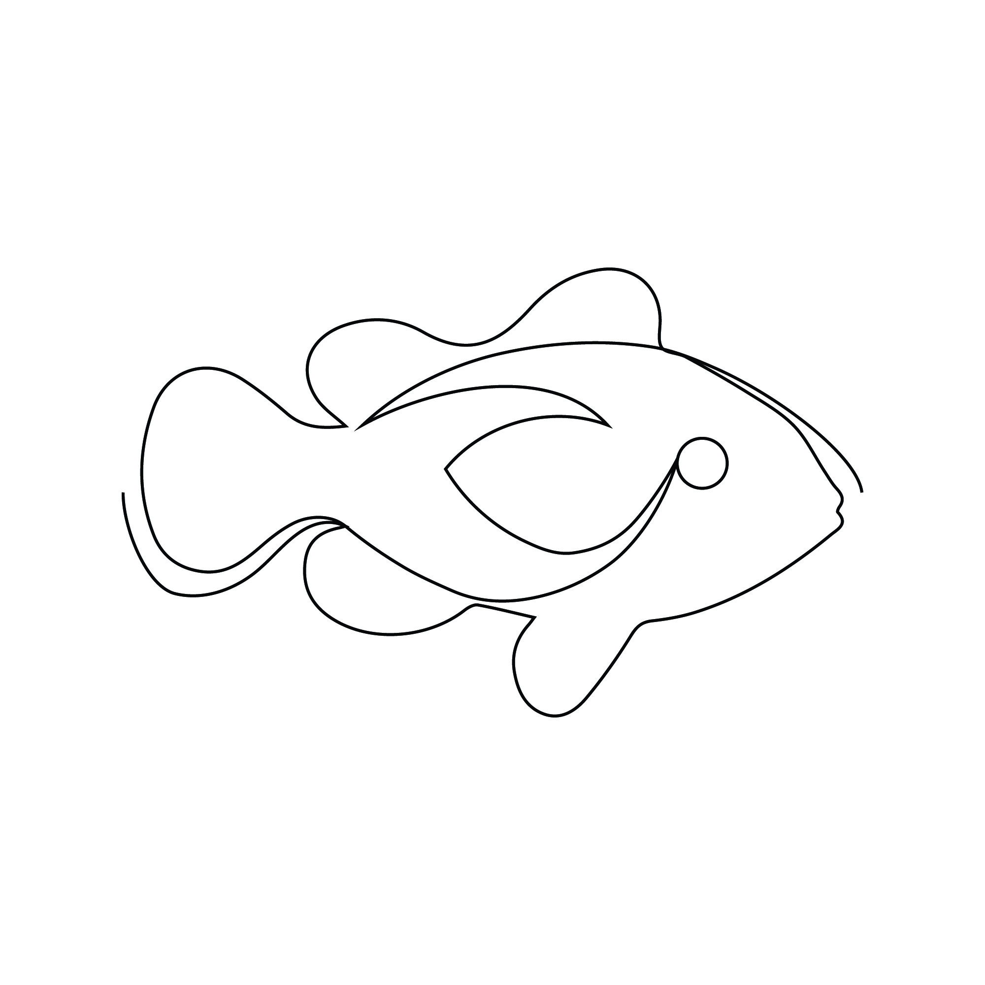 Sea Animals Straight Border | LA80243-05