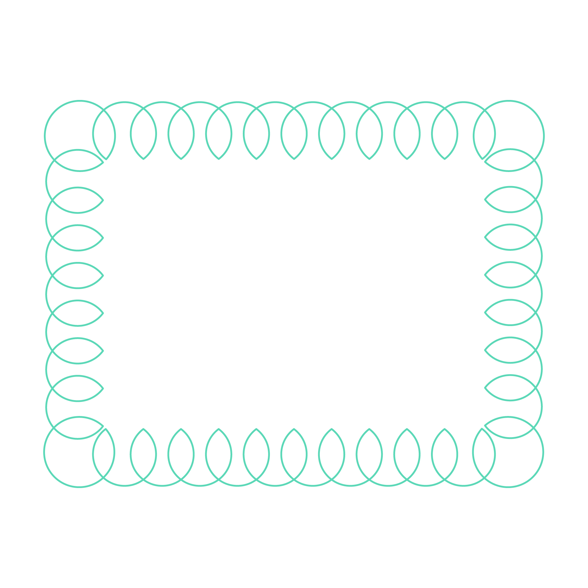 Loop Rectangle Frame Block