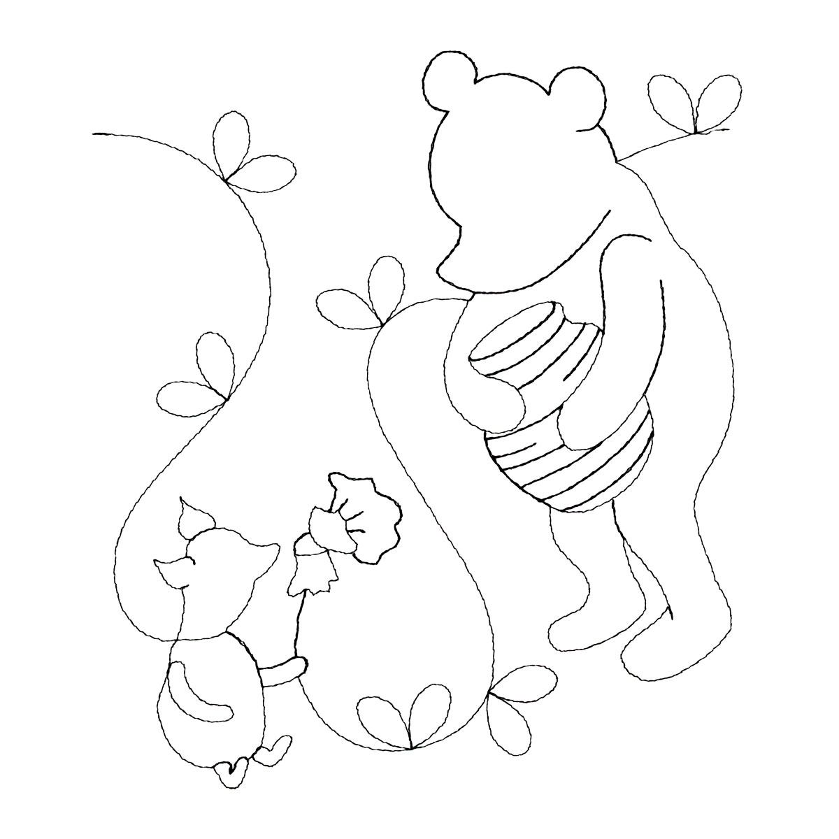 Winnie-the-Pooh and Piglet Pantograph