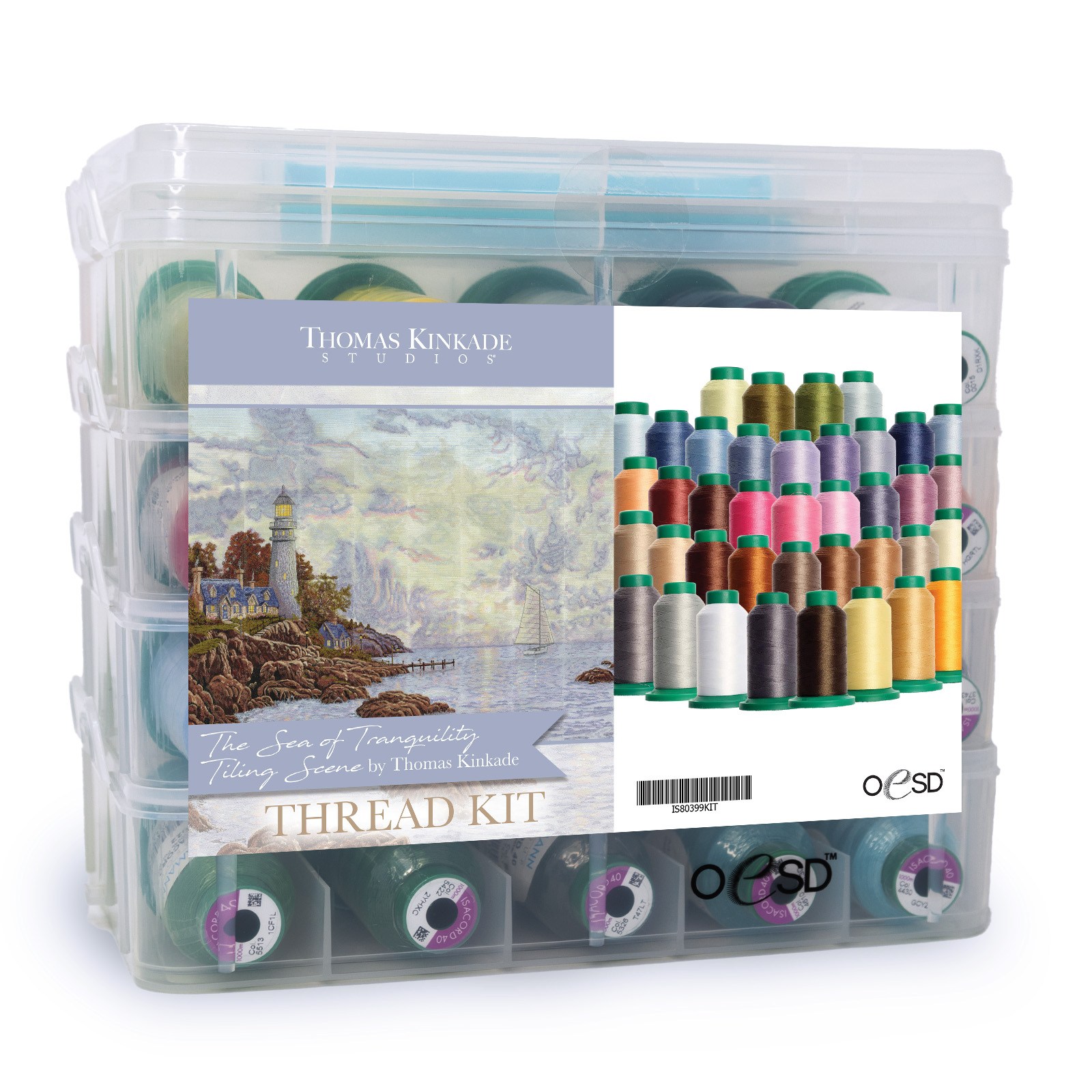 The Sea of Tranquility Tiling Scene Thread Kit