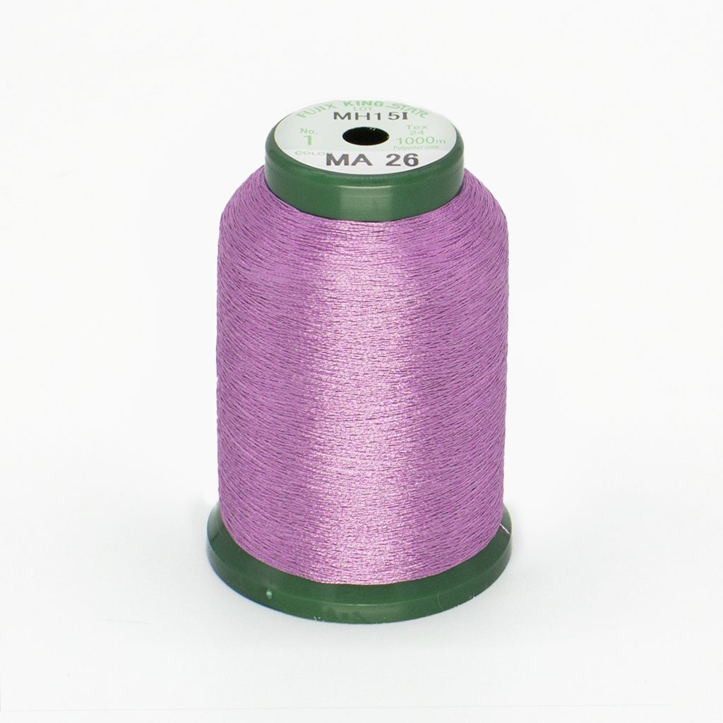 KingStar Metallic Embroidery Thread - Light Purple (MA26)