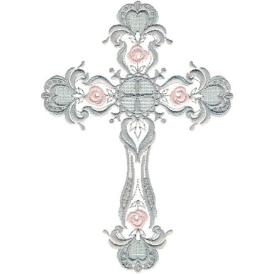 Fancy Rose Cross