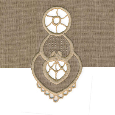 Cutwork Applique Border Piece