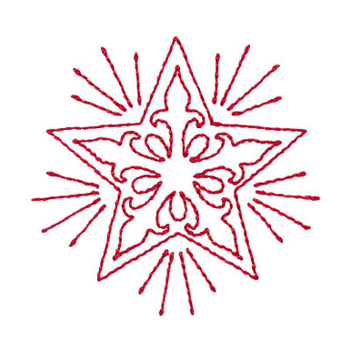 Christmas Star Linework