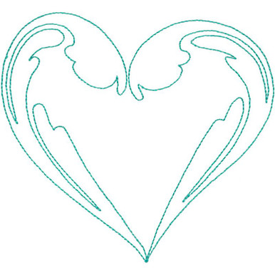 Linework Heart 2