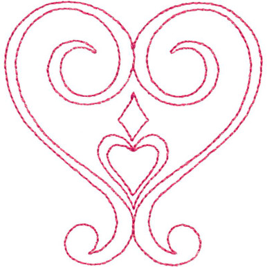 Linework Heart 1