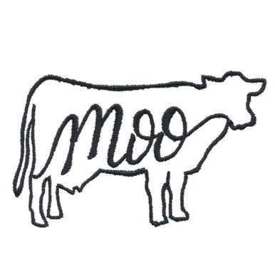 Cursive Cow