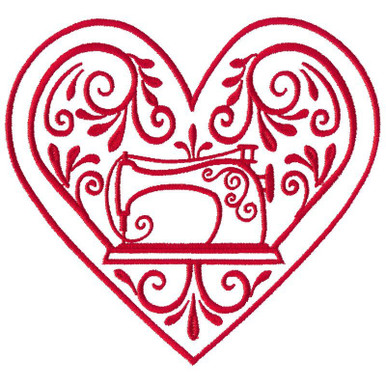 Sewing Heart 2 Large