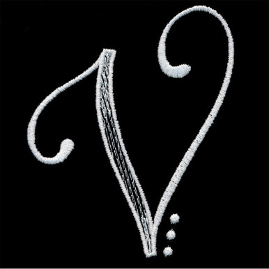 Handcrafted Upper Case V