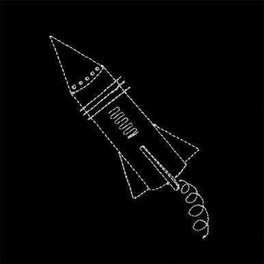 Linework Rocket Ship 1