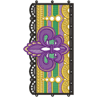 Mardis Gras Tea Light Holder FSL