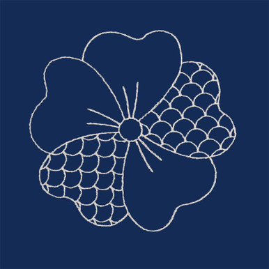 Sashiko Flower 3