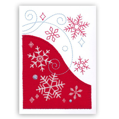 Snowflake Card Large
