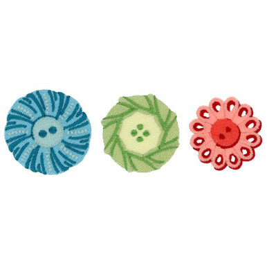 Decorative Buttons Border