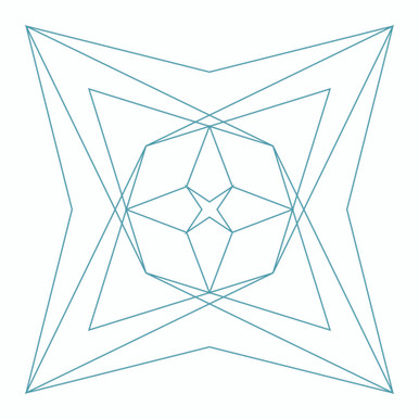 Geo Diamonds Block 2 | LA80219-02