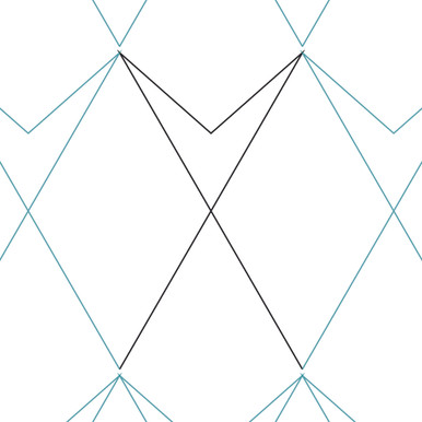 Geo Diamonds Straight Border 1 | LA80219-07