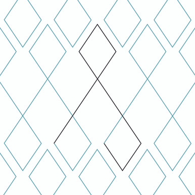 Geo Diamonds Straight Border 2 | LA80219-08