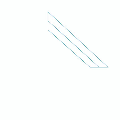 Geo Triangles Corner 2 | LA80216-03