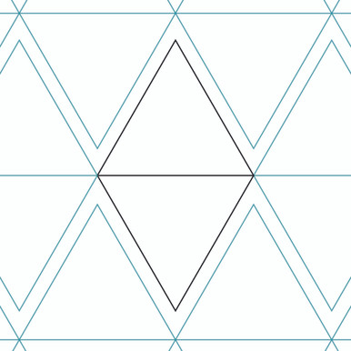 Geo Triangles Straight Border 4 | LA80216-12