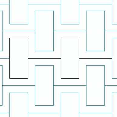 Shapes On A String Straight Border 3 | LA80223-03