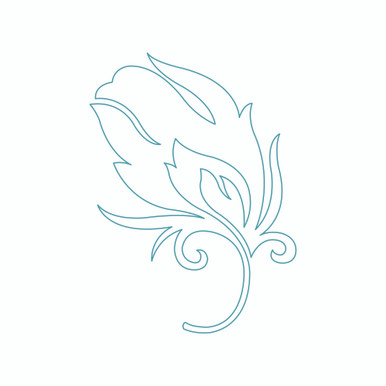 Feather Frills Motif 6