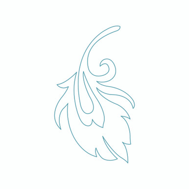 Feather Frills Motif 8