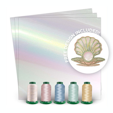 Prism Play Vinyl Applique Kit - White