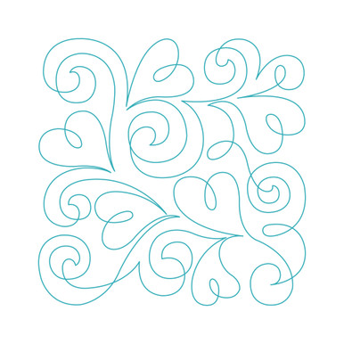 Heart Swirls Pattern