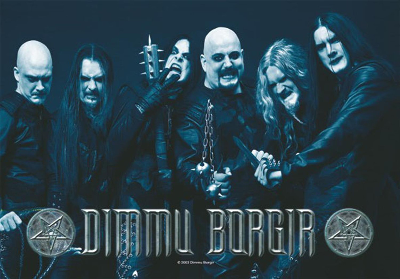 Dimmu Borgir Band Photo Wall Flag - Zone Rock