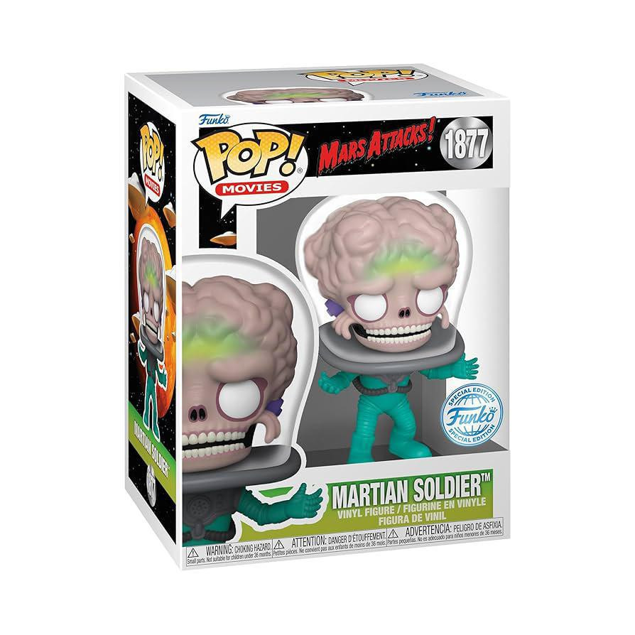 Martian Soldier 1877 Mars Attacks! Funko Pop! Movies Vinyl Figure ...