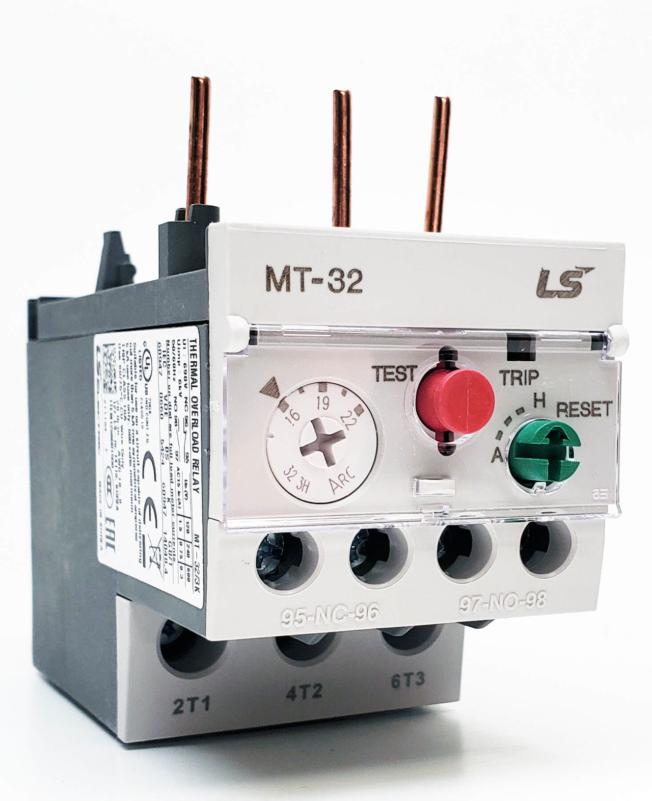 LS Electric Metasol MT-32 19A 3K SCREW EXP Overload Relay 1298001500