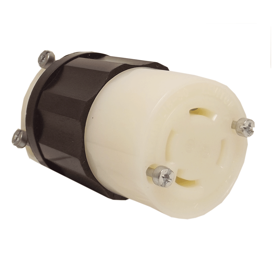 Leviton 2713 - 30 Amp 125/250 Volt 3 Pole Locking Connector