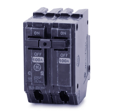 ABB/GE THQL21100 - 100A Two-Pole Q Line Plug-in Circuit Breaker 1" Module
