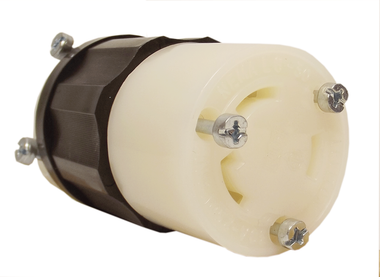 Leviton 2613 - 30 Amp 125 Volt 2P 3W Locking Connector Plug