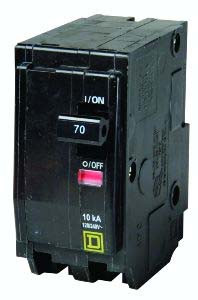 Square D QO270 - QO 70A Double Pole 120/240V Circuit Breaker