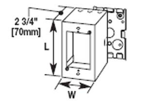 Wiremold V5744 - Extra Deep Device Box